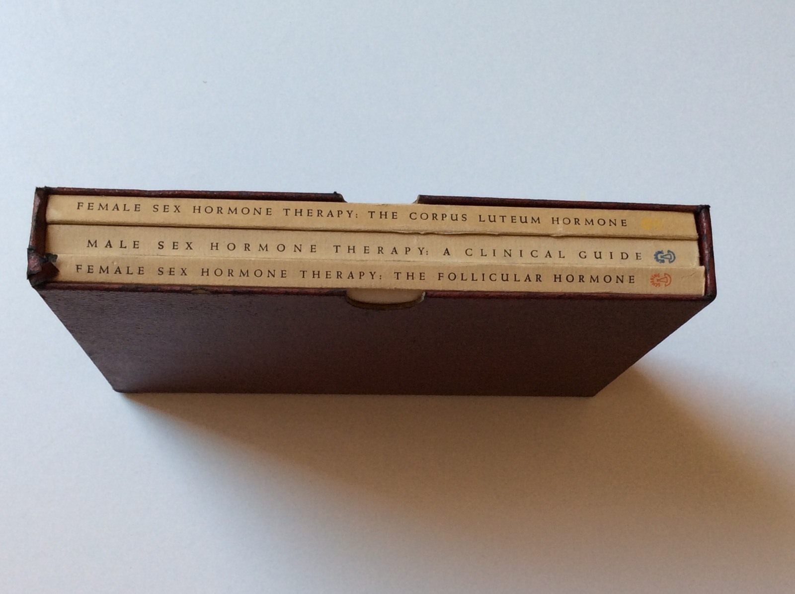 3 Piece Male/Female Sex Hormone Therapy Book Set - Schering Corp ...