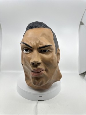 The Rock Halloween Costume Mask 1998 Titan Sports, Inc Cesar Dwayne ...