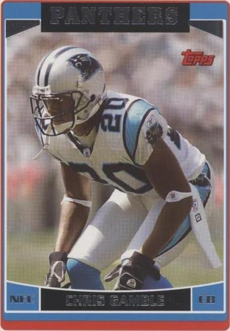 2006 Topps Carolina Panthers - Chris Gamble #CAR4 for sale online | eBay