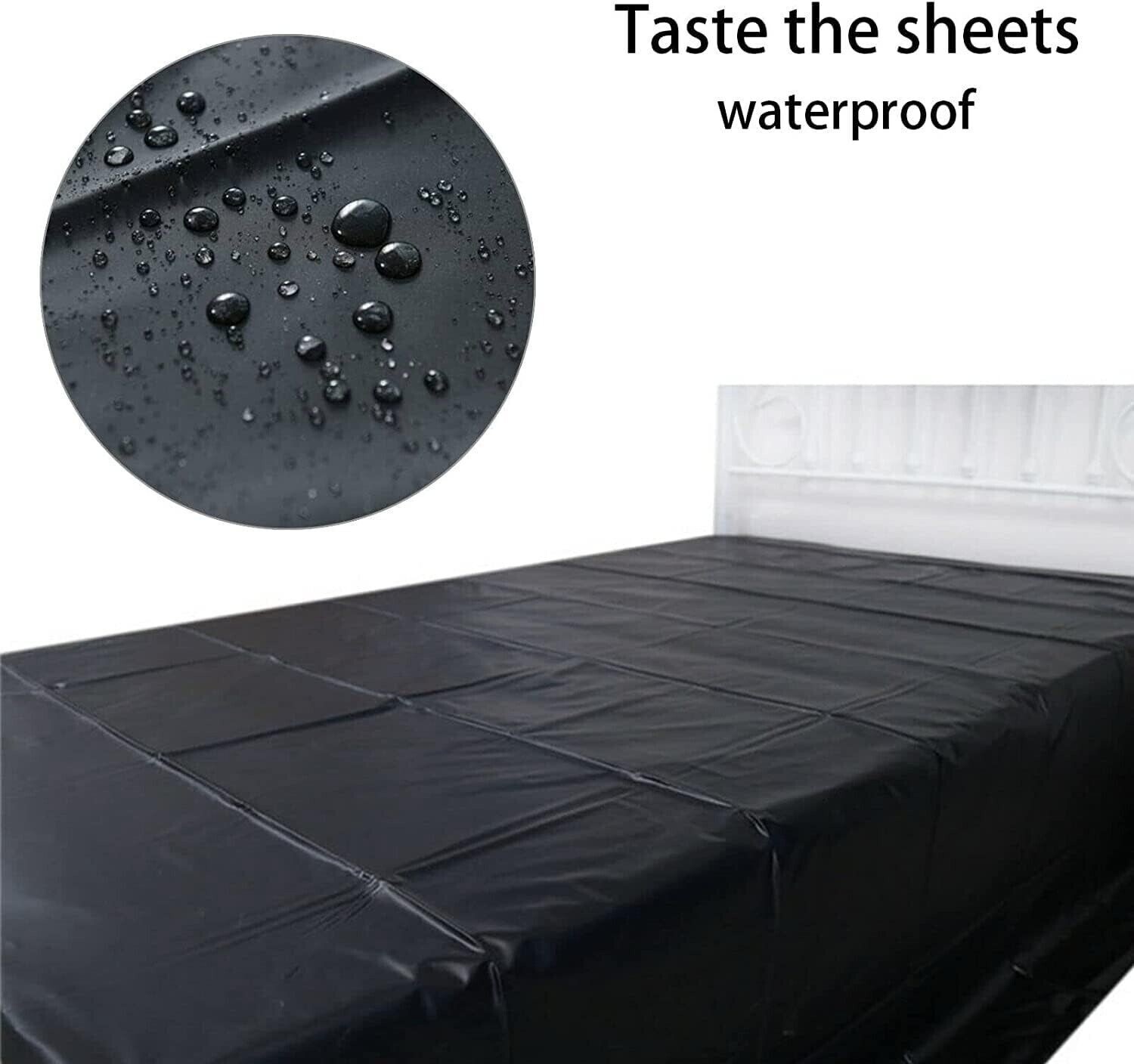 Bed Sheet PVC Plastic Mattress Cover Waterproof Sheet King Size 200 x ...