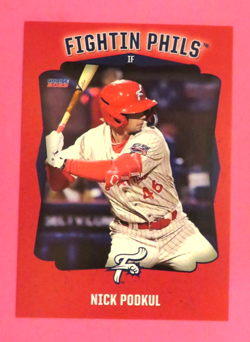 2023 Choice Reading Fightin Phils Update - Nick Podkul #08 (RC) for ...