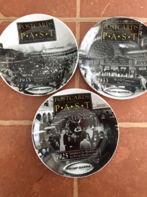 Trump Atlantic City Casino Vintage Collection 3 Plates Steel Pier | eBay