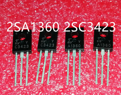 10PAIR=20PCS 2SA1360-Y 2SC3423-Y A1360 C3423 A1360-Y C3423-Y TO-126 ...