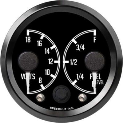 Speedhut 2-5/8" Dual Gauge - Volts / Fuel Level - JDM Datsun Z Series ...