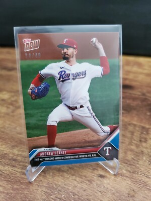 Andrew Heaney - 2023 MLB TOPPS NOW Card 92 9 Consec Whiffs - Blue ...