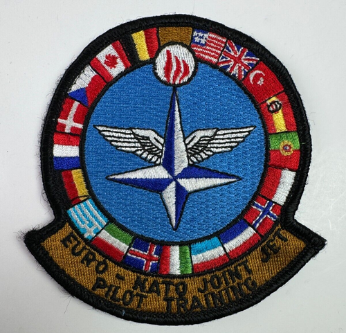Euro NATO Joint Jet Pilot Training USAF US Air Force Hook & Loop Patch ...