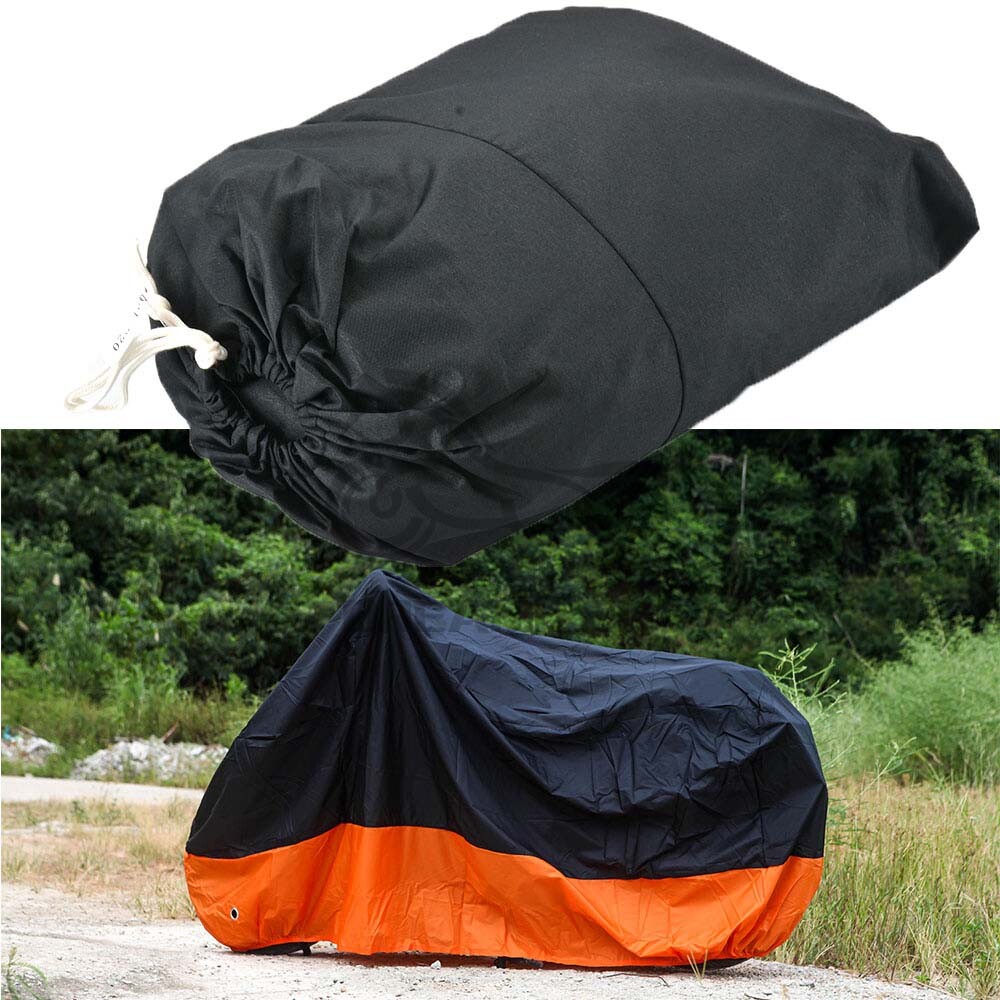 Motorcycle Cover Waterproof Heavy Duty For Winter Outside Storage XL ...