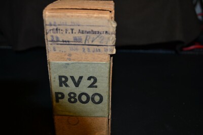 Telefunken RV2-P800 WW2 German Radio Tube | NOS Tube | 1937 | Germany