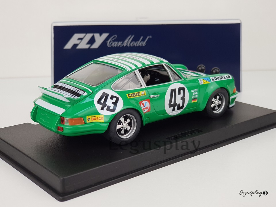 Slot car scalextric fly 88184 A-903 Porsche 911 carrera #43 Rsr 24H. le ...