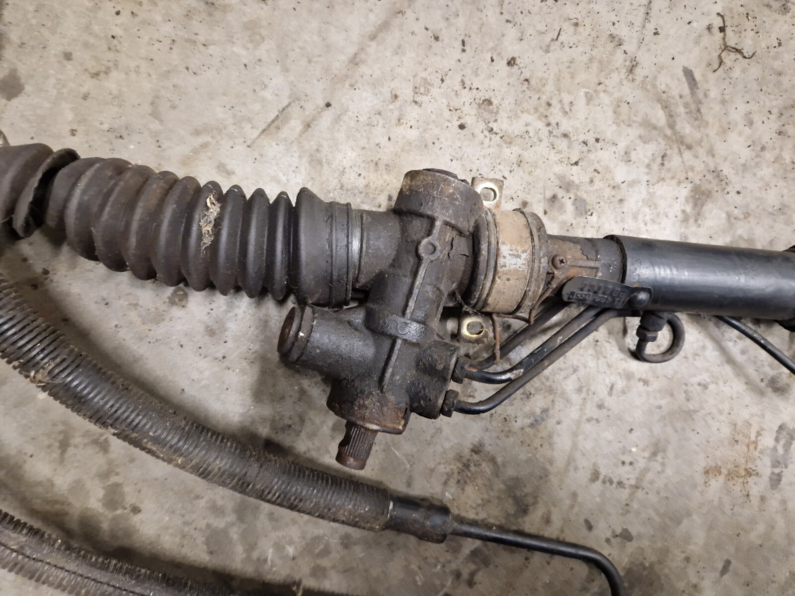 VW GOLF JETTA CADDY MK1 / SCIROCCO MK1 MK2 POWER STEERING RACK SET KIT ...