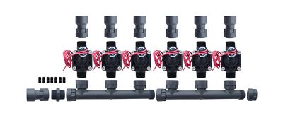 Hunter PGV100-MM 6 Zone Dura Manifold Valve No Flow Control - Slip ...