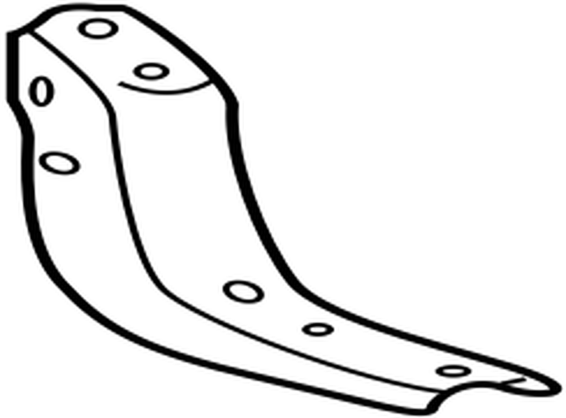 51797-60130 Toyota Bracket, side step, no.3 rh 5179760130, New Genuine ...