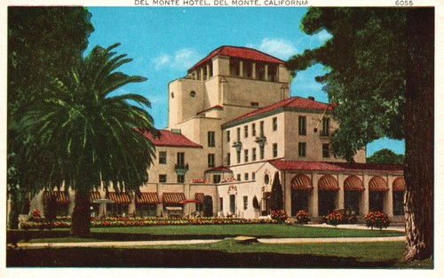Postcard CA Del Monte California Del Monte Hotel Unused Vintage PC ...