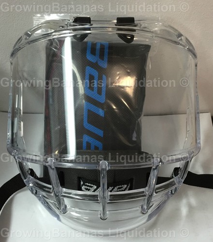 Bauer Concept 3 Full Shield Visor! JR Hockey Helmet Visor & Bag, Spray ...
