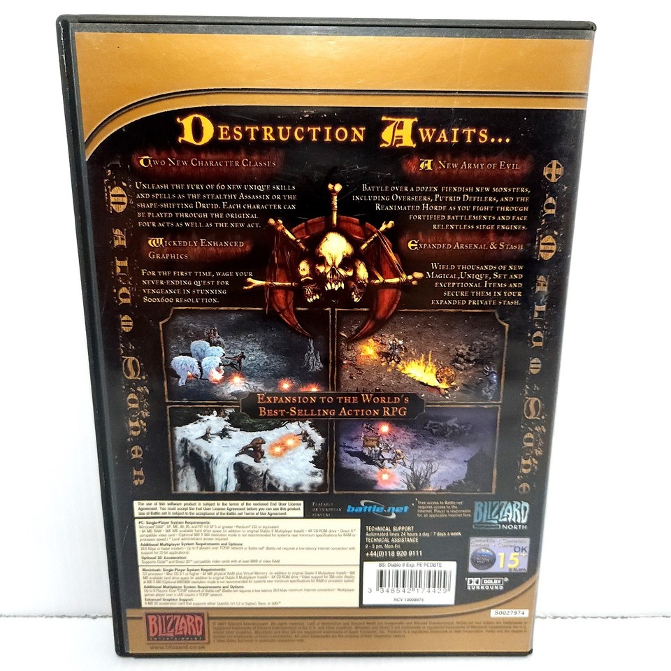Diablo II Expansion Set Lord of Destruction PC Game | eBay UK