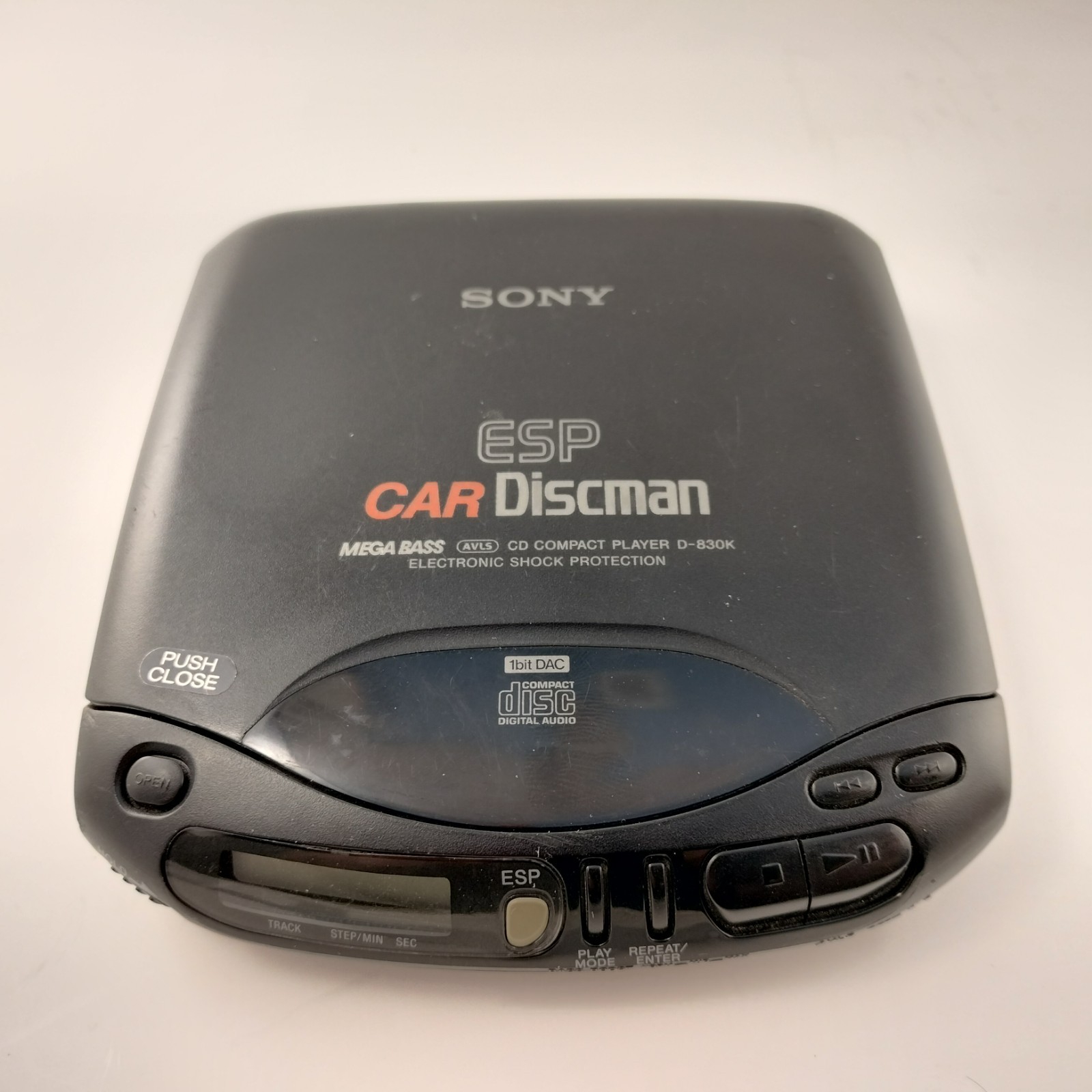 Vintage Sony ESP Car Discman D-830K Portable CD Player -Working- FREE ...
