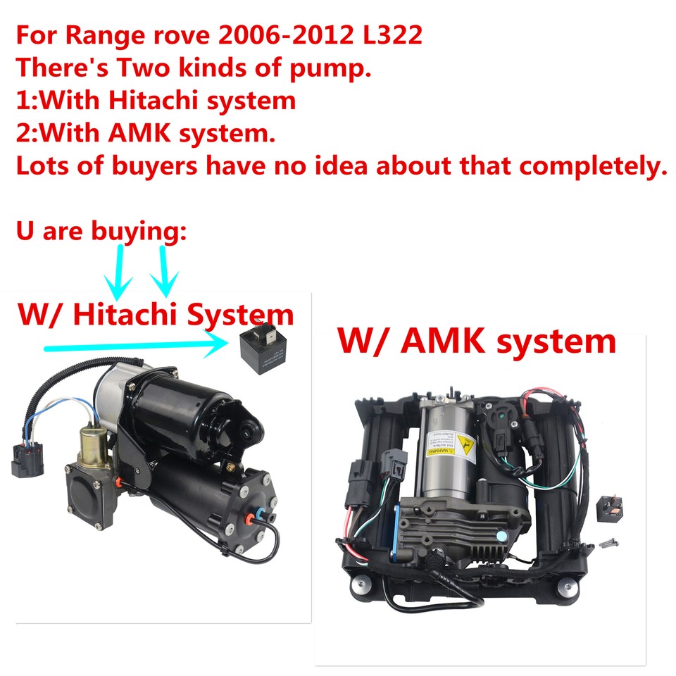 #LR025111 for Land Rover L322 HSE Sport 4-Door Air Compressor Pump ...
