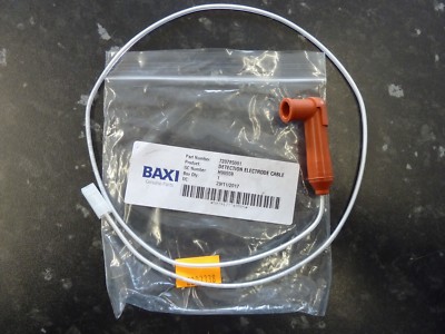 BAXI DUOTEC 2 COMBI 24 28 33 & 40 GA DETEC ELECTRODE CABLE 720785001 ...