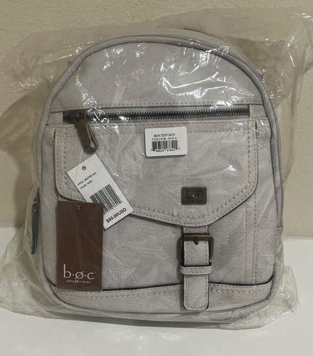 NEW b.o.c. Born Concept Women's Dakota Crossbody Dove backpack 12"H x 5 ...