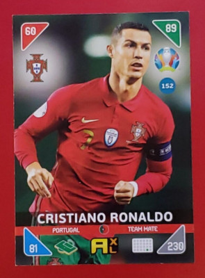 Cristiano Ronaldo #152 Kick Off Team Mate - 2021 Panini Adrenalyn UEFA ...