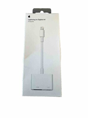 GENUINE Apple Lightning to Digital AV Adapter MD826AM/A OPEN BOX ...