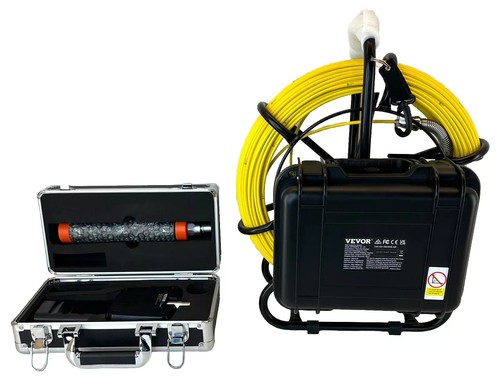 Vevor 9 in Pipe Inspection System W/ 512Hz Locator 300 ft/ 91.5 m ...