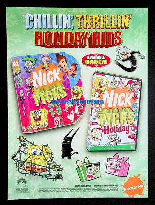 Nick Picks Nickelodeon Cartoons 2006 Trade Print Magazine Ad Poster ...