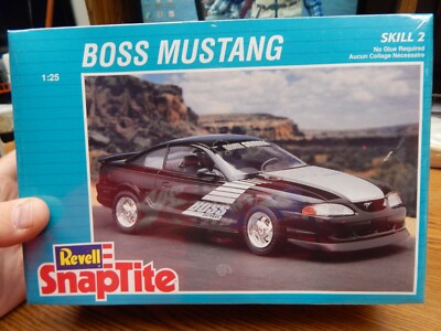 REVELL 6390 BASS MUSTANG SNAPTITE CAR MODEL KIT NEW IN SEALED BOX 1/25 ...