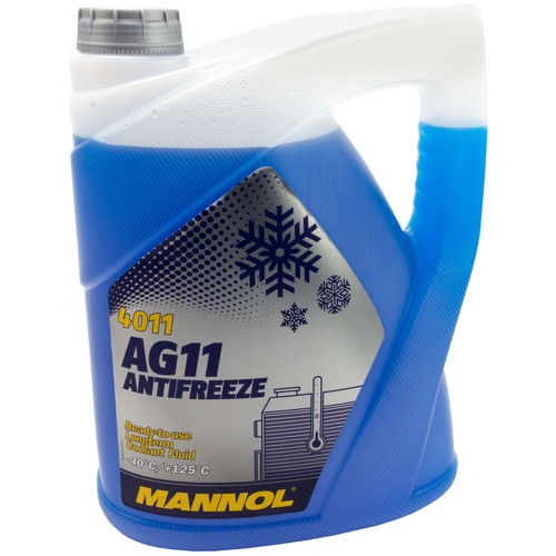 Antigel MANNOL G11 AG11 G 5 Litres Prêt À L'Emploi -40°C Bleu ...