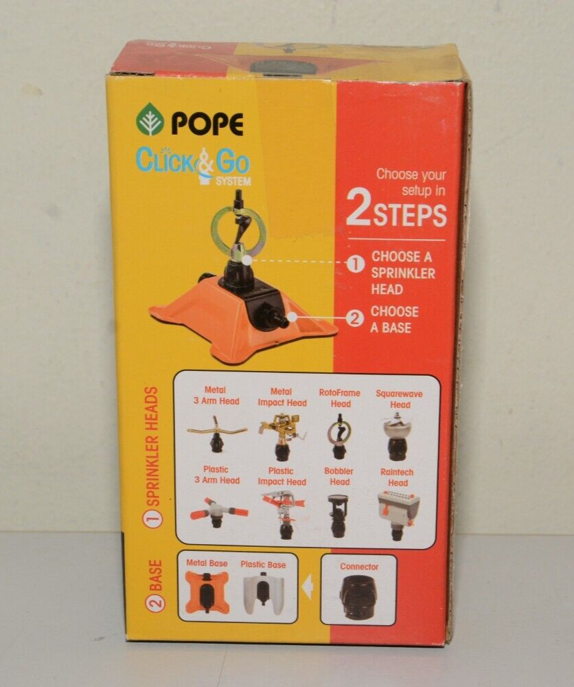 Pope Sprinkler Head Rotoframe Click & Go System 1010426 Head Only for ...