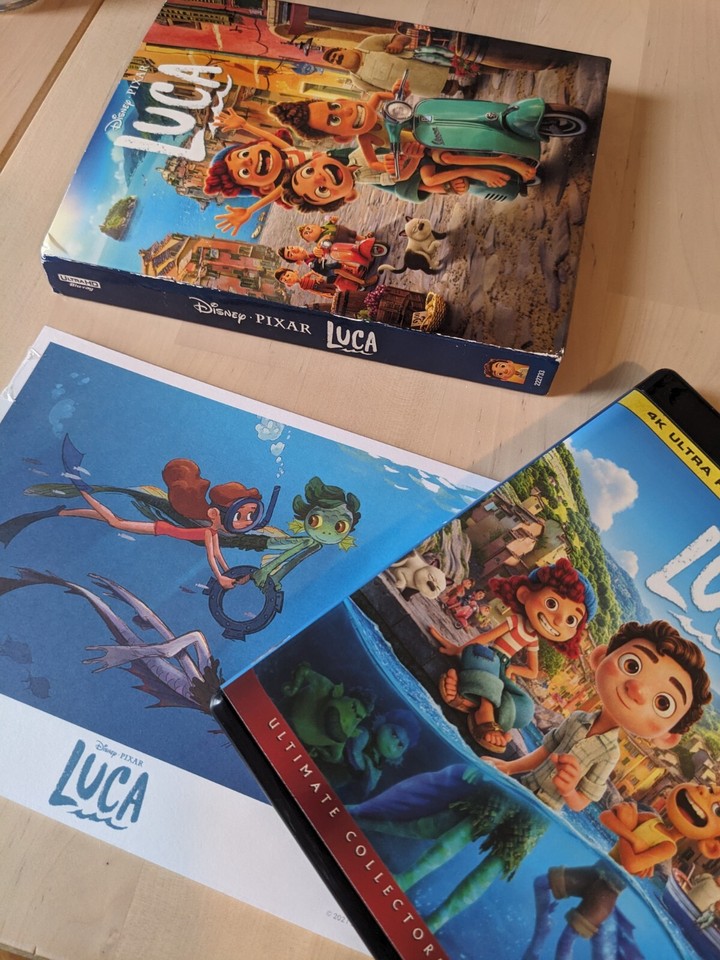 LUCA 4K Ultra HD UHD + Blu-ray Target Exclusive Limited Edition NO ...