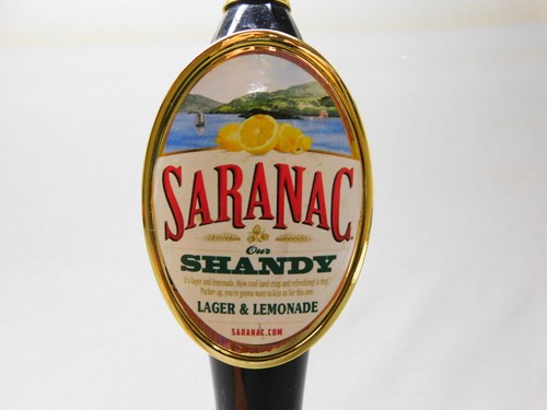 SARANAC BREWING OUR SHANDY LAGER & LEMONADE TAP HANDLE DRAFT PULL BEER ...