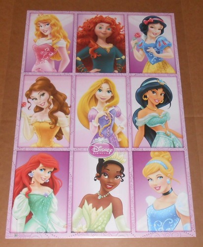 Disney Princess Grid Poster 34x22 | eBay