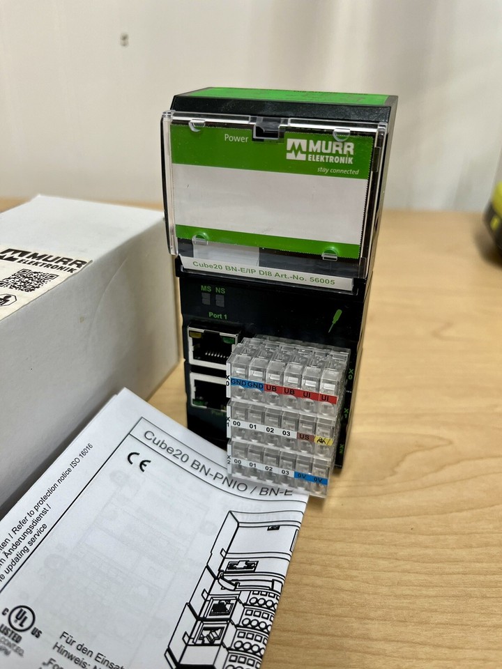 NEW! Murr Elektronik 56005 Cube20 Bus Node Digital Fieldbus Expansion ...