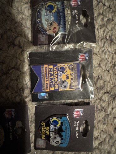 Los Angeles Rams Gameday Pin Lot 6 Pins Sofi Stadium | eBay