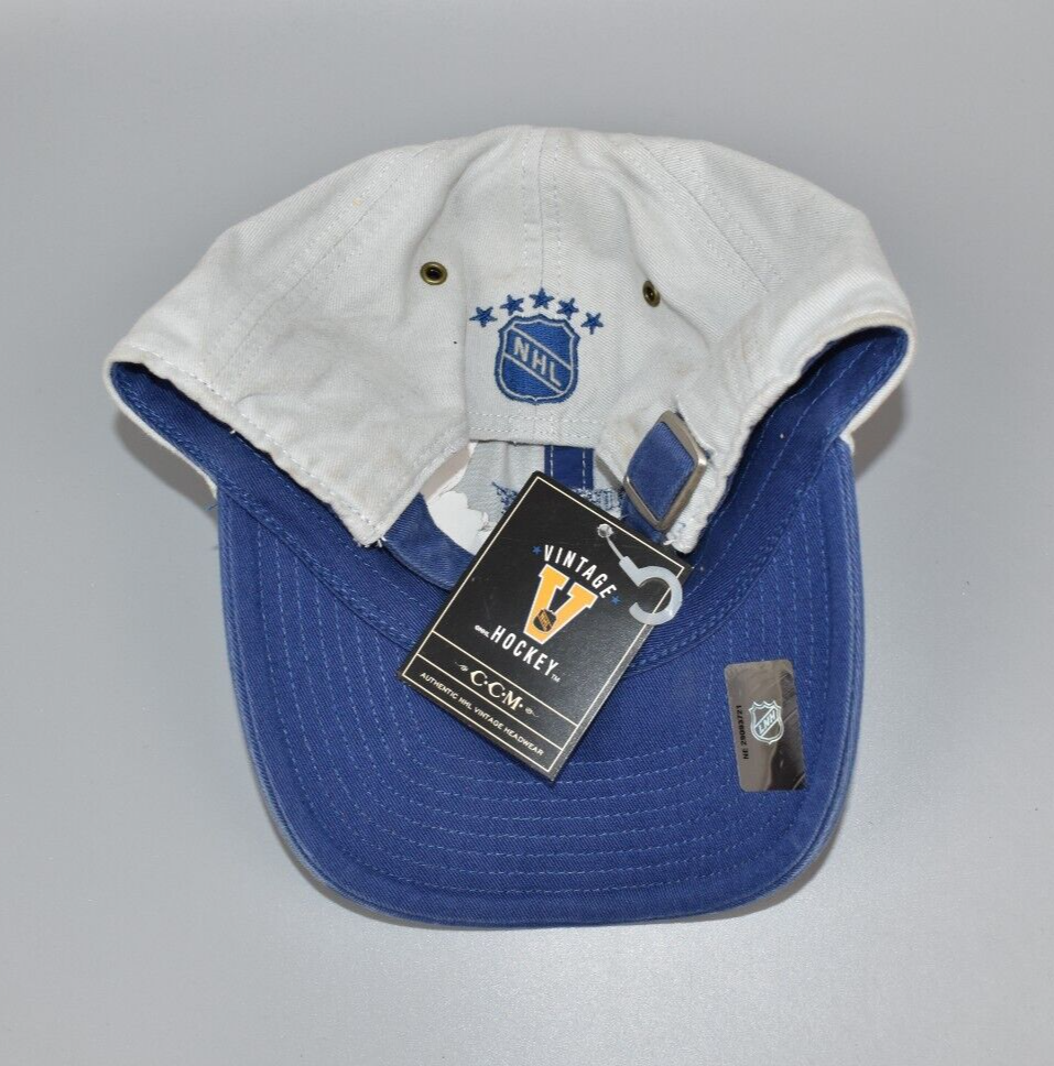 Toronto Maple Leafs Vintage Hockey CCM Adjustable Strapback Cap Hat ...