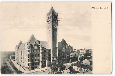 Postcard 1908 Court House, The H.W. Wilson Company, Minneapolis VTG ...