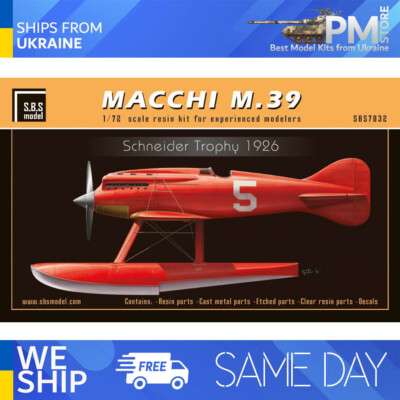SBS 7032 1/72 Macchi M.39 'Schneider Trophy 1926' Race Resin model kit | eBay