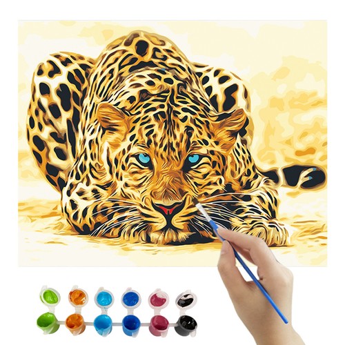 DIY Digital Oil Painting By Number Kit Canvas Paint Home Wall Art ...