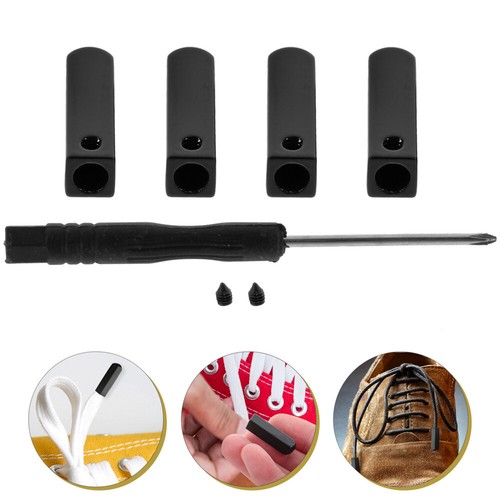 Aglets Shoelace Tips Metal Toe Laces Decorative Shoes Replacement ...