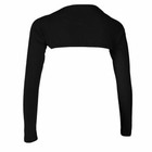 Ramadan Solid Shoulder Open Cropped Stretchy Arm Cover Shrug Tops Black ...