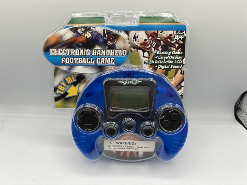 NEW SEALED ELECTRONIC FOOTBALL HANDHELD GAME LCD VIDEO SCREEN / BLUE | eBay