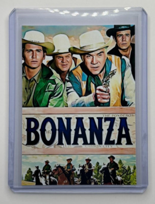 Bonanza Limited Edition Artist Signed “Western Classic” Trading Card 2/ ...