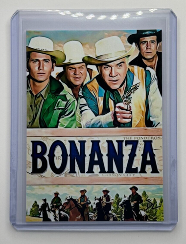 Bonanza Limited Edition Artist Signed “Western Classic” Trading Card 2/ ...