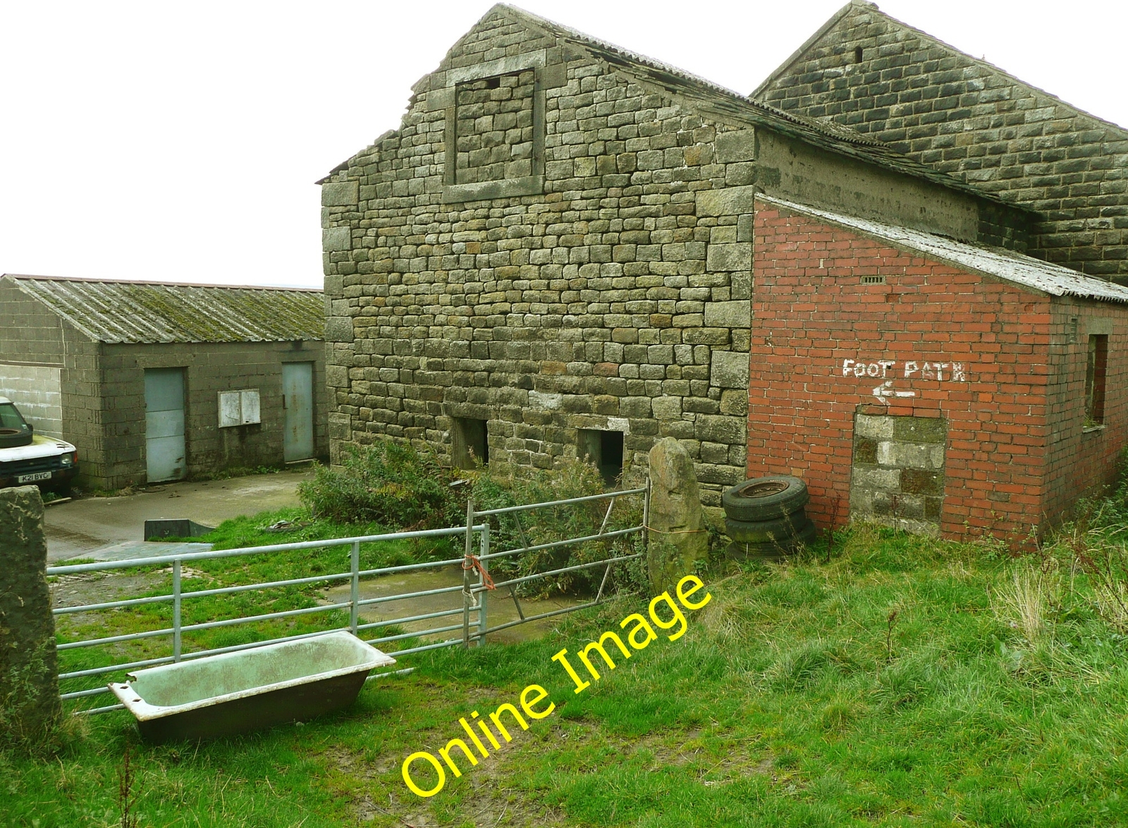 Photo 12x8 Hebden Royd FP106 at New House Farm Cragg Vale/SE0023 c2013 ...