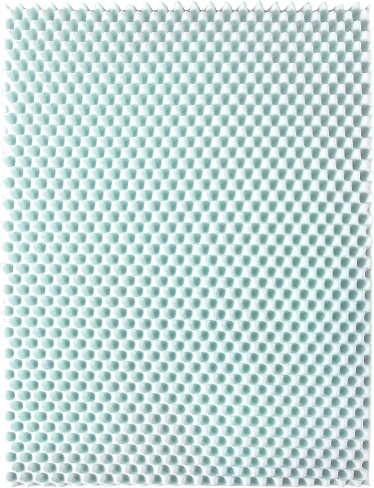 Egg Crate Memory Foam Mattress Topper Cooling Gel Infused Pad 4" 3" 2 ...