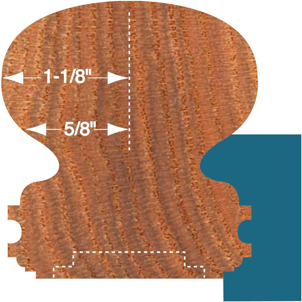 Grizzly C2218 Handrail Shaper Cutter - 3/4" Bore 2-5/8" Dia. for sale ...