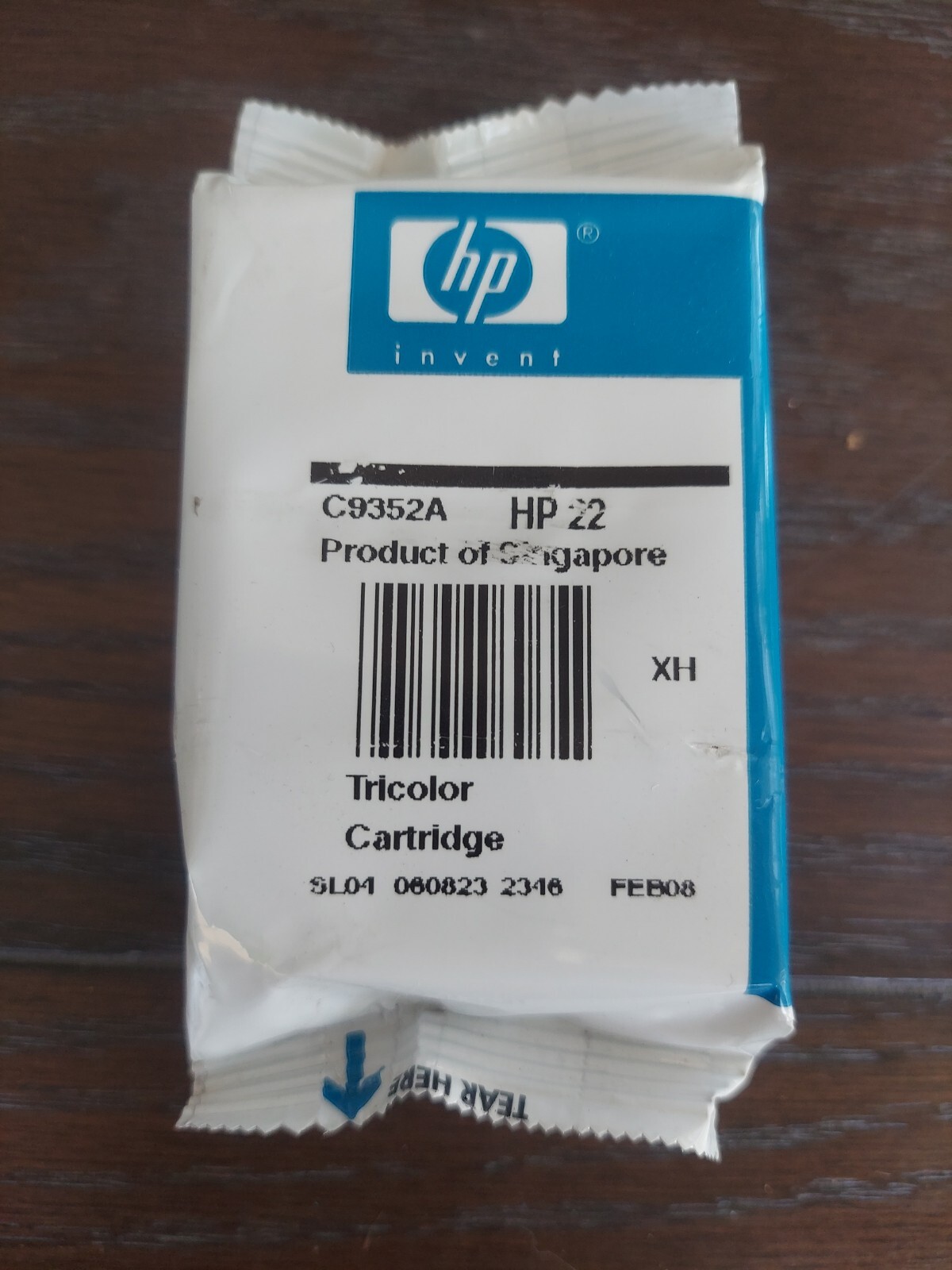 HP 22 Ink Cartridge Tri-color C9352A Retail Box | eBay
