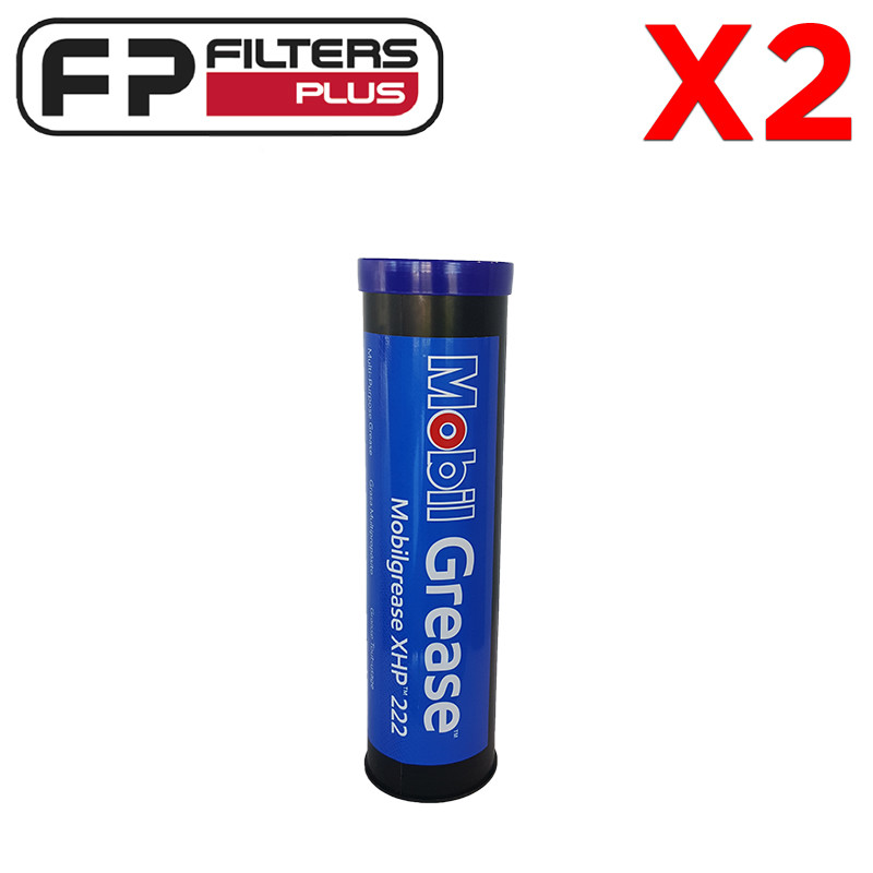 2 x 1000106 Mobil One 450g Grease Cartridge XHP222 - Fits standard ...