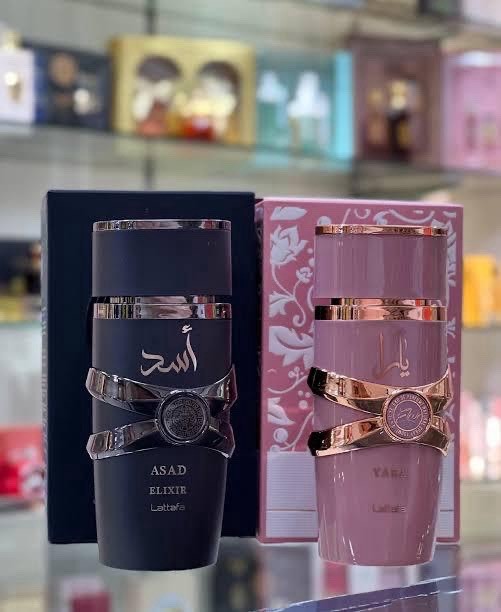 Lattafa Elixir Yara + Elixir Asad New Eau De Parfum 3.4 Each Bundle By ...